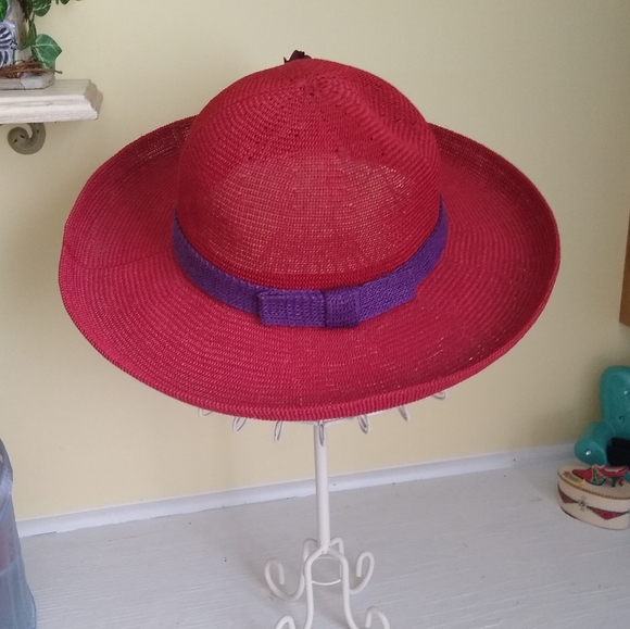 Accessories | Red Purple Hat | Poshmark